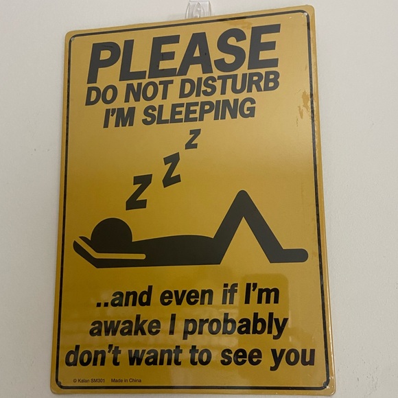 Wall Decor | Please Do Not Disturb Sign | Poshmark